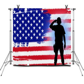 Army Photo Backdrops | Available in Very Large Custom Sizes