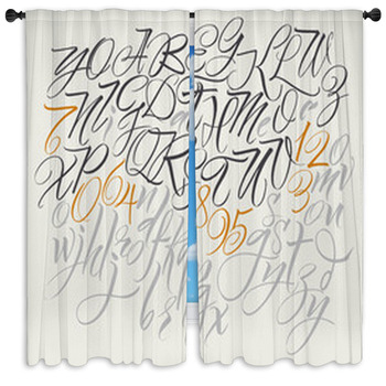 Graffiti Drapes & Window Treatments | Black Out | Custom Sizes