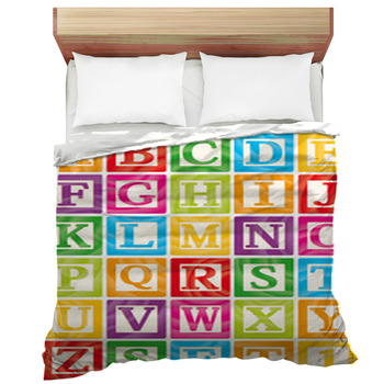 Alphabet Bedding | Comforters, Duvet Covers, Sheets & Bed Sets | Personalized