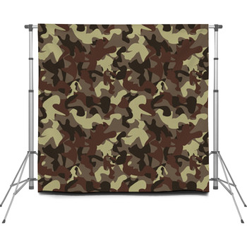 Camouflage Custom Backdrops | Available in Very Large Custom Sizes