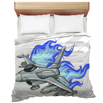Jet fighter Comforters, Duvets, Sheets & Sets | Personalized