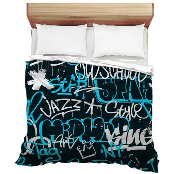 Graffiti Comforters, Duvets, Sheets & Sets | Personalized