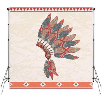 Native american Custom Backdrops | Available in nearly ANY Custom Sizes