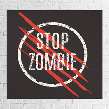 Zombie Wall Decor | Murals | Tapestry | Posters | Custom Sizes
