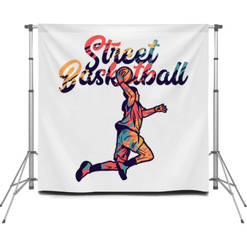 Basketball Photo Backdrops | Available in Ultra Large Custom Sizes