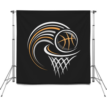 Basketball Photo Backdrops | Available in Ultra Large Custom Sizes