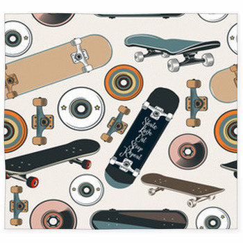 Skateboard Rugs & Custom Size Floor Mats