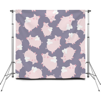 Pig Photographer Backdrops | Available in nearly ANY Custom Sizes