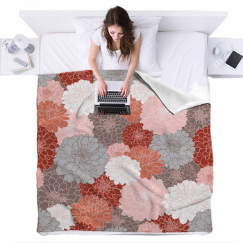 Chrysanthemum Comforters, Duvets, Sheets & Sets | Personalized