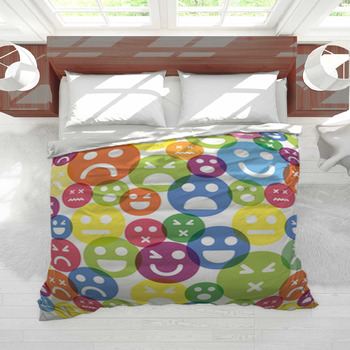 Smiley face Comforters, Duvets, Sheets & Sets | Personalized