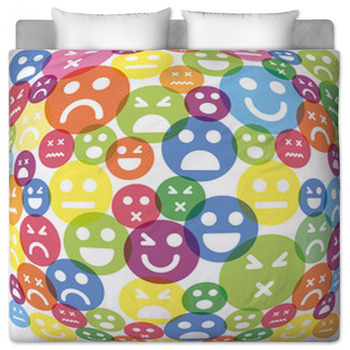 Smiley face Comforters, Duvets, Sheets & Sets | Personalized