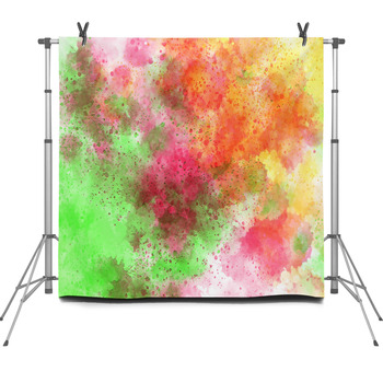 Pink and green Custom Backdrops | Available in Ultra Large Custom Sizes