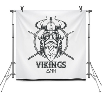 Viking Custom Backdrops | Available in Ultra Large Custom Sizes