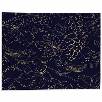 Grapes Area Rugs & Custom Size Floor Mats