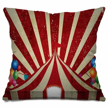 Circus Throw Pillows, & Shams
