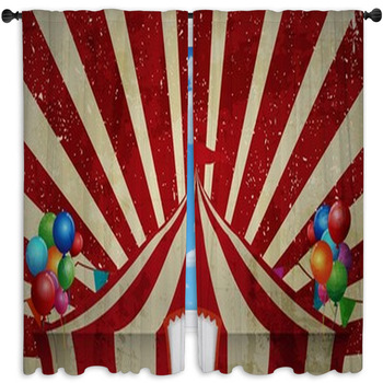 Circus Window Curtains & Drapes | Black Out | Custom Sizes