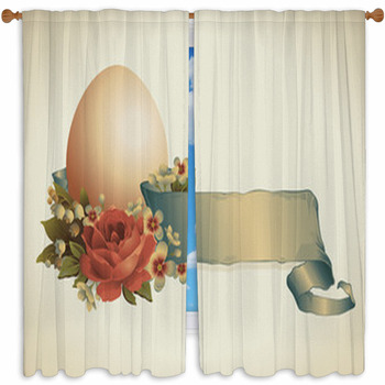 Easter Window Curtains & Drapes | Block Out | Custom Sizes