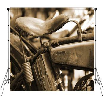 Motorcycle Photo Backdrops | Available in Super Large Custom Sizes