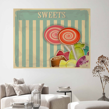 Candy Wall Decor in Canvas, Murals, Tapestries, Posters & More
