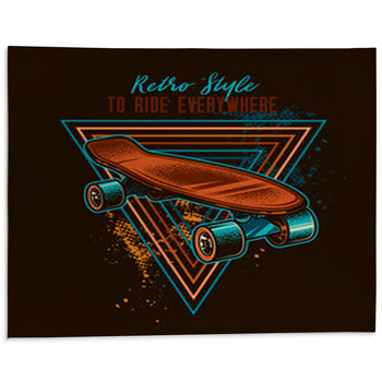 Skateboard Rugs & Custom Size Floor Mats