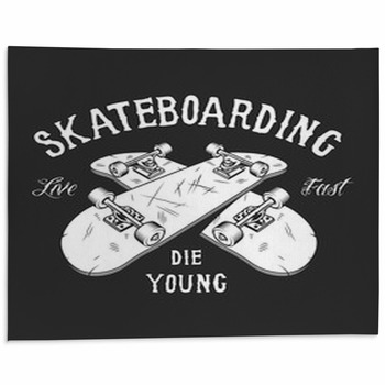 Skateboard Rugs & Custom Size Floor Mats