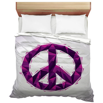 Peace sign Comforters, Duvets, Sheets & Sets | Custom