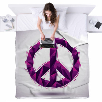Peace sign Comforters, Duvets, Sheets & Sets | Custom