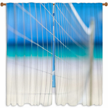 Volleyball Window Curtains & Drapes | Black Out | Custom Sizes