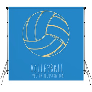 Volleyball Custom Backdrops | Available in Super Large Custom Sizes