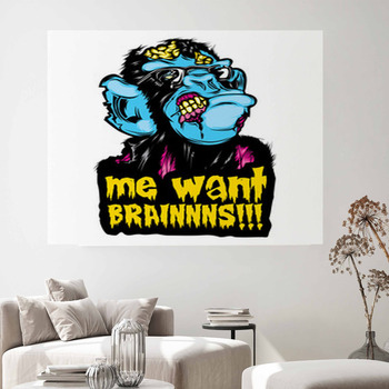 Zombie Wall Decor | Murals | Tapestry | Posters | Custom Sizes