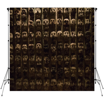 Skull Photographer Backdrops | Available in nearly ANY Custom Sizes