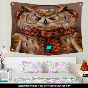 Owl Wall Decor | Murals | Tapestry | Posters | Custom Sizes