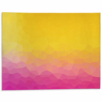 Pink and yellow Rugs & Custom Size Floor Mats