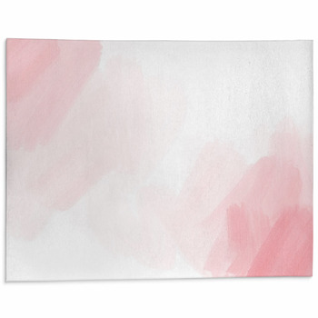 White and pink Area Rugs & Custom Size Floor Mats