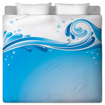 Aqua Comforters, Duvets, Sheets & Sets | Personalized