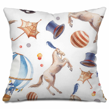 Circus Throw Pillows, & Shams
