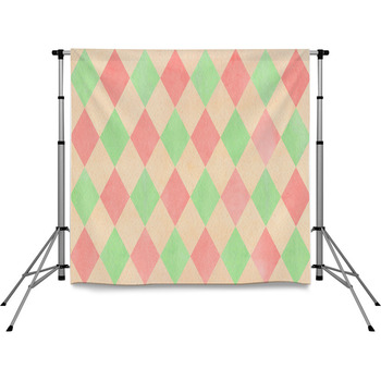Pink and green Custom Backdrops | Available in Ultra Large Custom Sizes