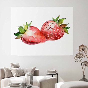 Strawberry Wall Decor in Canvas, Murals, Tapestries, Posters & More
