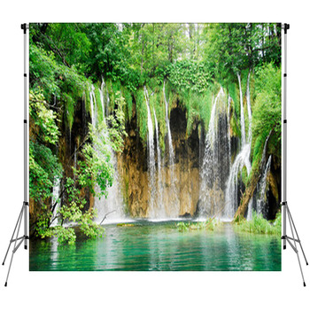 Waterfall Photographer Backdrops | Available in nearly ANY Custom Sizes