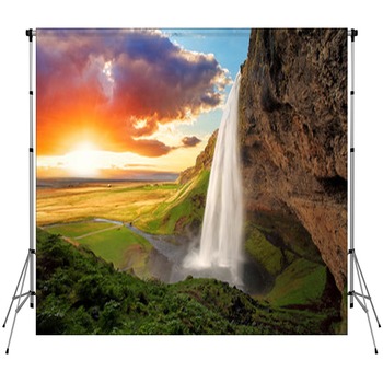 Waterfall Photographer Backdrops | Available in nearly ANY Custom Sizes