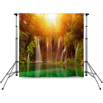 Waterfall Photographer Backdrops | Available in nearly ANY Custom Sizes