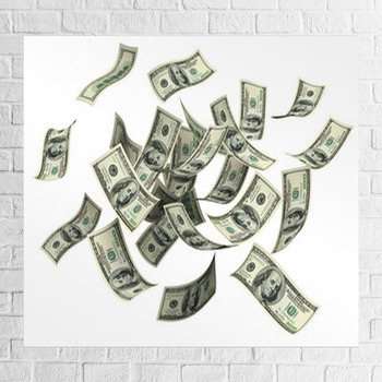 Money Wall Decor | Murals | Tapestry | Posters | Custom Sizes