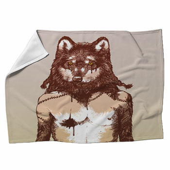 Wolf Fleece Blanket Throws | Free Personalization