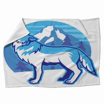 Wolf Fleece Blanket Throws | Free Personalization