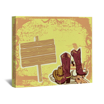 Cowboy Wall Decor in Canvas, Murals, Tapestries, Posters & More