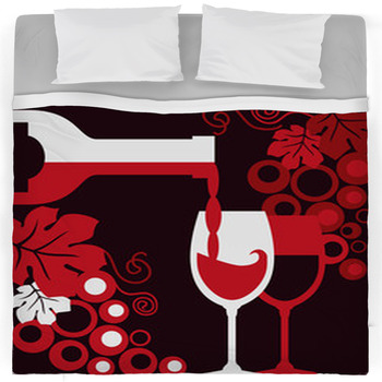 Wine Comforters, Duvets, Sheets & Sets | Custom