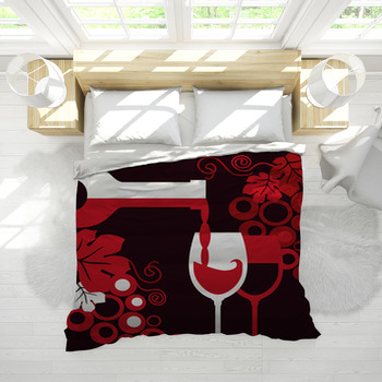 Wine Comforters, Duvets, Sheets & Sets | Custom