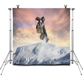 Winter Photo Backdrops | Available in Ultra Large Custom Sizes