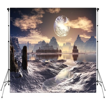 Alien Custom Backdrops | Available in Super Large Custom Sizes