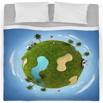 Golf Comforters, Duvets, Sheets & Sets | Personalized